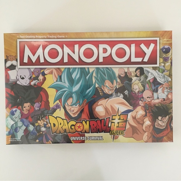 Hasbro | Games | New Dragonball Z Monopoly Set Universal Survival Based ...
